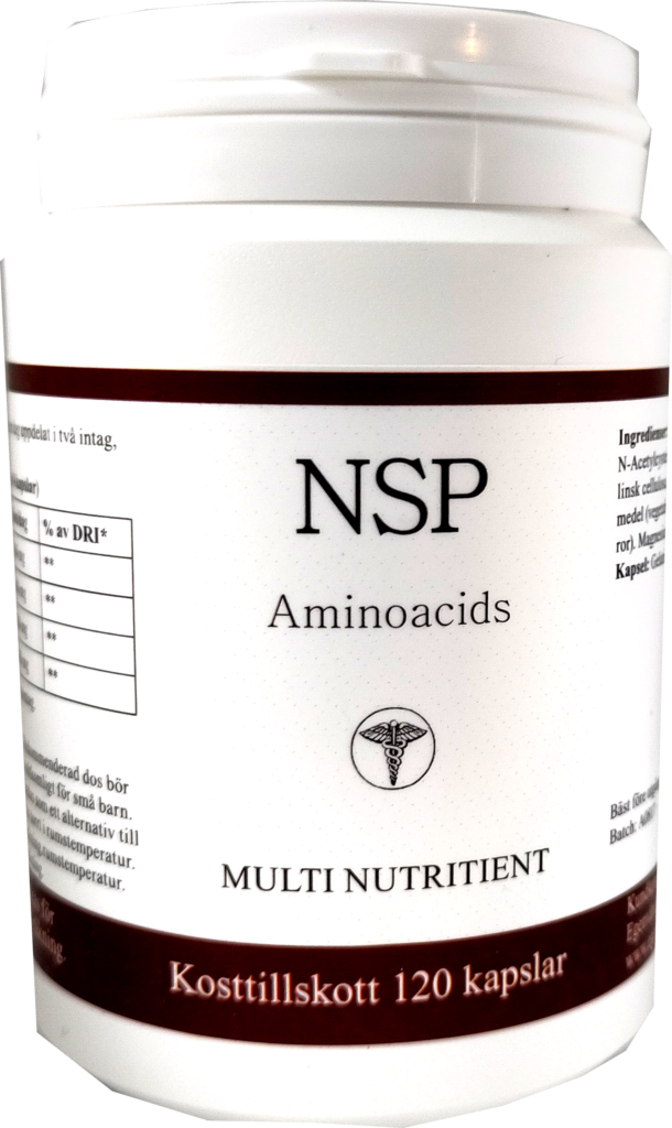 NSP Aminoacids 120 kap - Effektiv friskvård